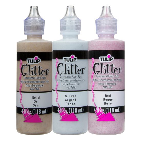 iLoveToCreate | Tulip Puff Paint Glitter Festive 4 fl. oz. 3 Pack